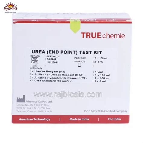 Athenese Dx Truechemie Urea Endpoint Test Kit 2x100ml At ₹ 480piece In