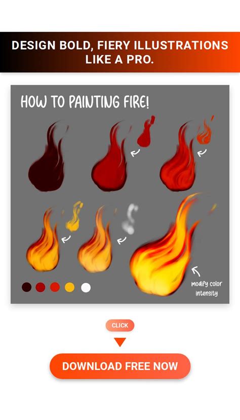 How To Draw Fire With Acrylics