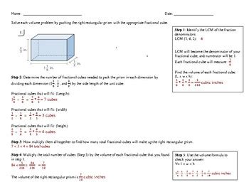 Rectangular Prism Volume By Filling It With Unit Cubes Guided Practice
