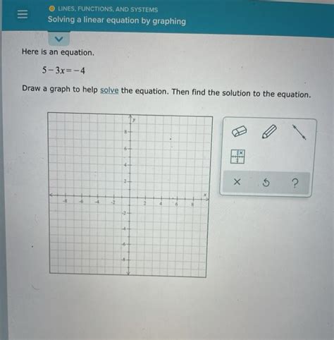 Solved Lines Functions And Systems Solving A Linear
