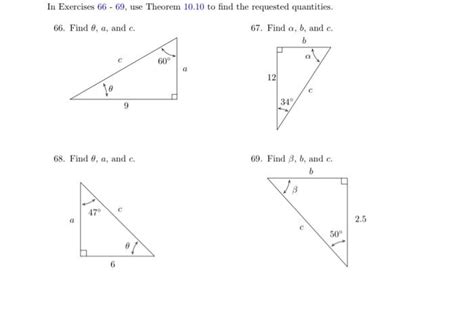 Solved In Exercises 66−69 Use Theorem 1010 To Find The