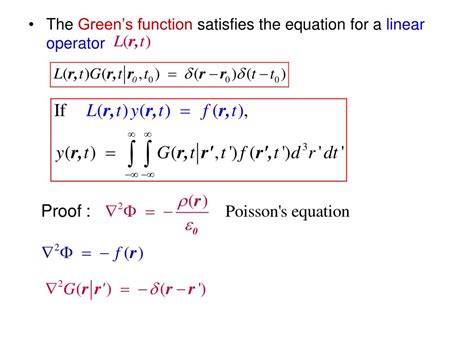 Ppt Greens Functions Powerpoint Presentation Free Download Id1801048