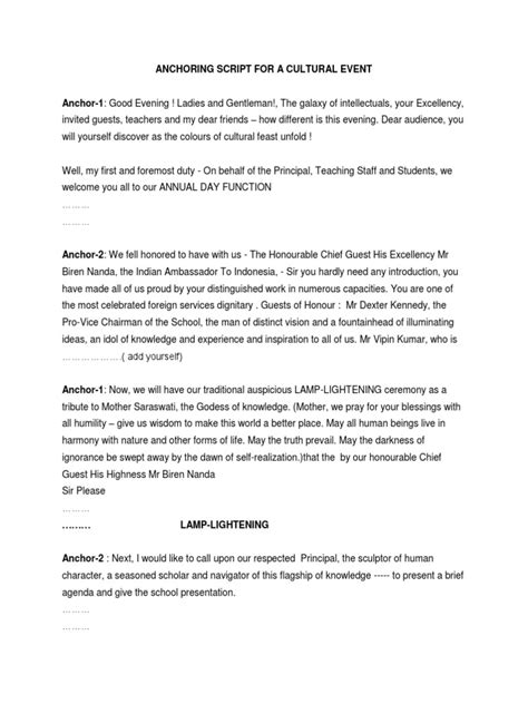 Teachers Day Anchoring Script