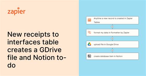 Anytime A New Record Is Created In Zapier Tables Format My Data In