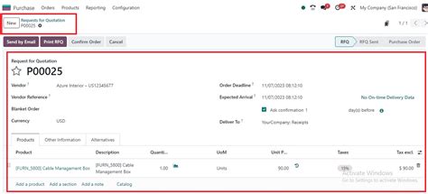 How To Compare Rfq Lines For The Best Price In Odoo 17 Purchase