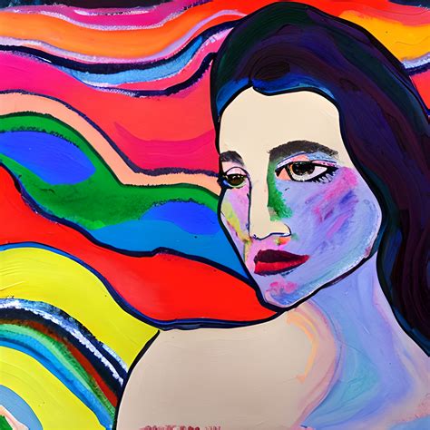 Colorful Abstract Woman Face Free Stock Photo Public Domain Pictures