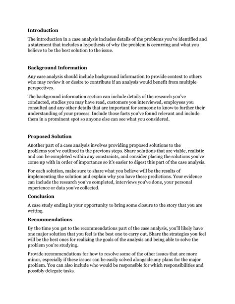 Case Study Study Well Introduction The Introduction In A Case