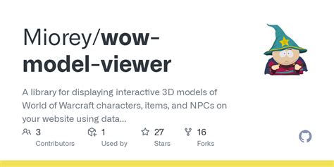 GitHub Miorey Wow Model Viewer A Library For Displaying Interactive D Models Of World Of