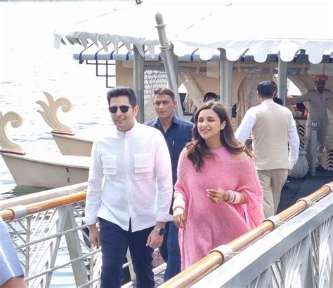 Parineeti Chopra, Raghav Chadha make first appearance as newlyweds, leave Udaipur - India Today