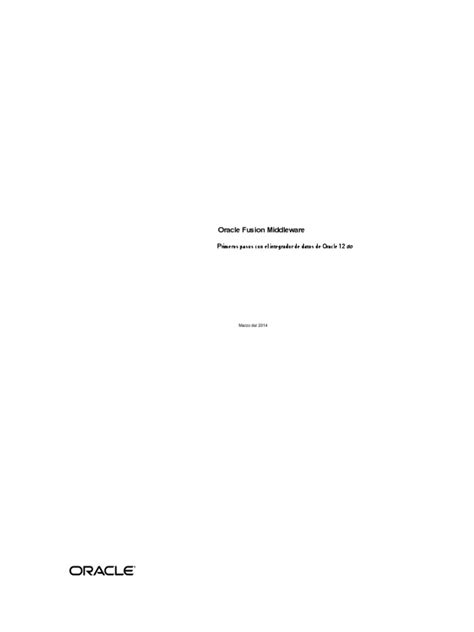 Odi 12c Getting Started Guide Enes Pdf Java Lenguaje De