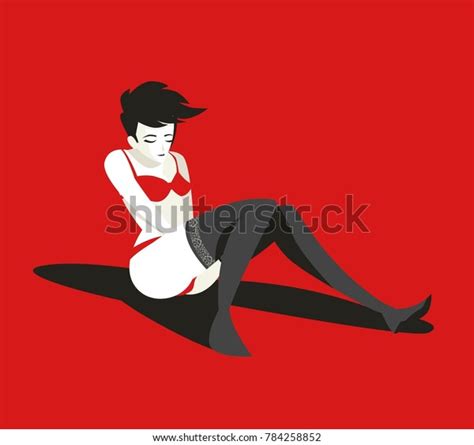 Sensual Minimalist Woman Stock Vector Royalty Free 784258852 Shutterstock