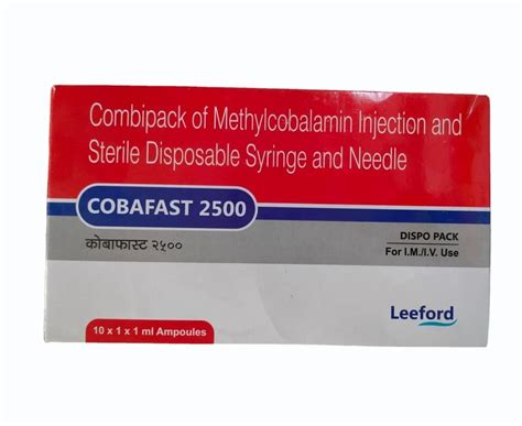 2500mcg Methylcobalamin Injection At ₹ 100 Piece In Pimpri Chinchwad Id 2855740266391