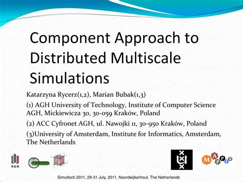Ppt Component Approach To Distributed Multiscale Simulations Powerpoint Presentation Id4664245