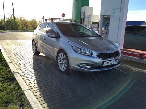 Багажник Thule — KIA Ceed (2G), 1,6 л, 2014 года | аксессуары | DRIVE2