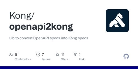 GitHub Kong Openapi Kong Lib To Convert OpenAPI Specs Into Kong Specs