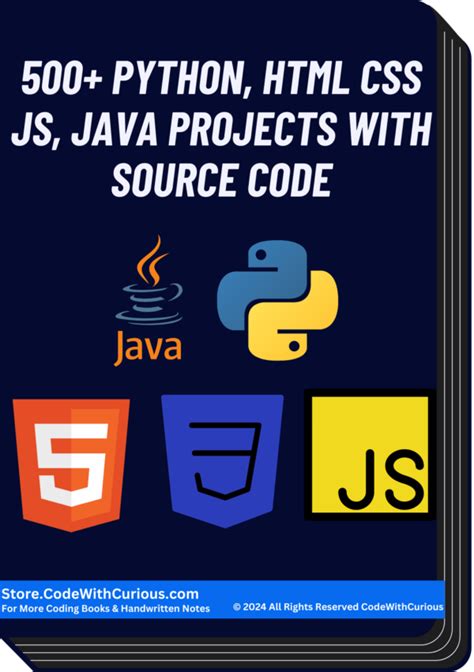 500 Coding Projects With Source Code Codewithcurious