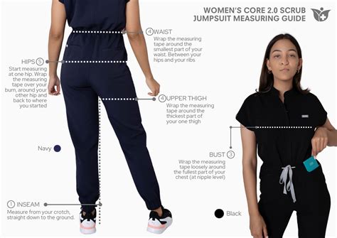 Scrub Jumpsuit Sizing Chart Steps Scrubs