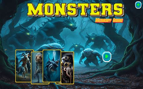 Monsters Memory Game 🕹️ Joue Maintenant Sur Gamepix
