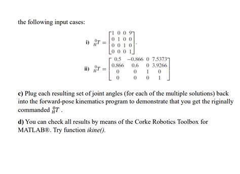 Solved This Project Focuses On The Inverse Pose Chegg Com