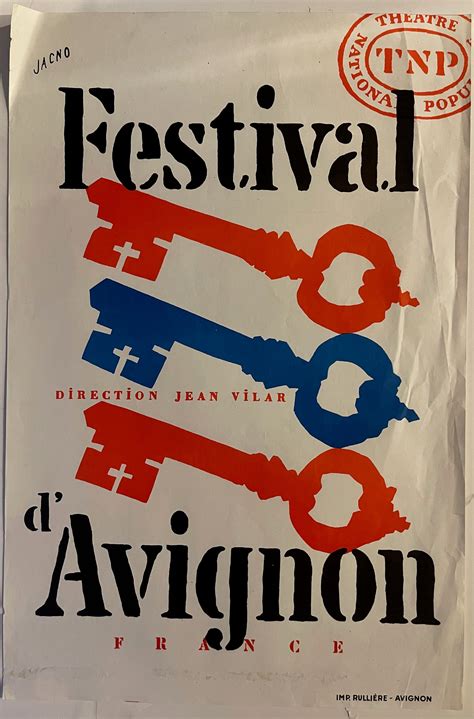Festival Davignon Poster Poster Museum