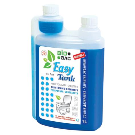 Средство универсальное для биотуалетов BIOBAC Easy Tank 1 л - купить с ...
