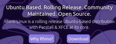 rhino linux ubuntu rolling mit unicorn desktop