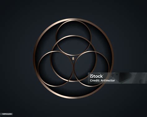 신성한 기하학 실버 만다라 원과 신성한 센터 연금술 비열한 기호 신비한 마법 천상의 부적 검은 배경에 고립 된 영적 신비주의