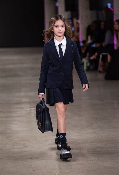 Influencercreator Mila Stauffer For The Monnalisa Fw24 Fashion Show At
