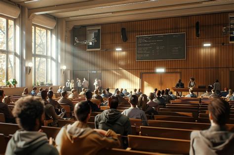 Premium Photo Experience The Dynamic Atmosphere Of A College Lec