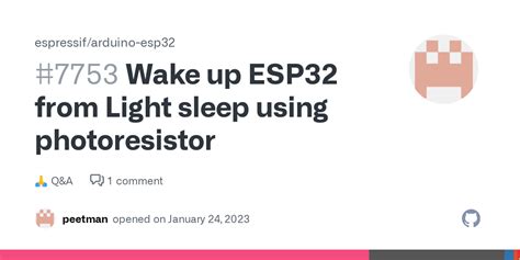 Wake Up ESP From Light Sleep Using Photoresistor Espressif Arduino Esp Discussion