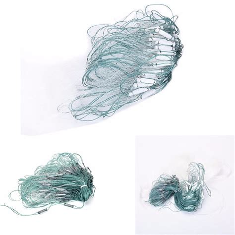 20M 3 Layers Gill Fishing Net With Float Fish Trap Grandado