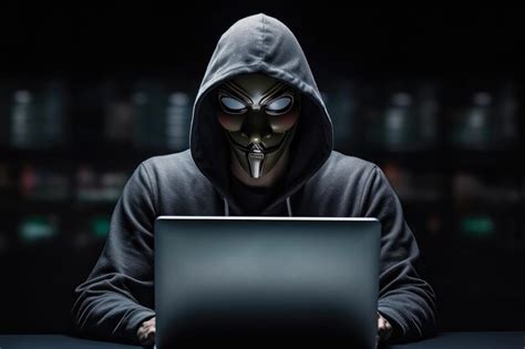 premium photo anonymity and technology hacker culture