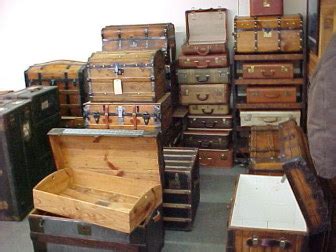 Vintage Luggage Trunks For Sale