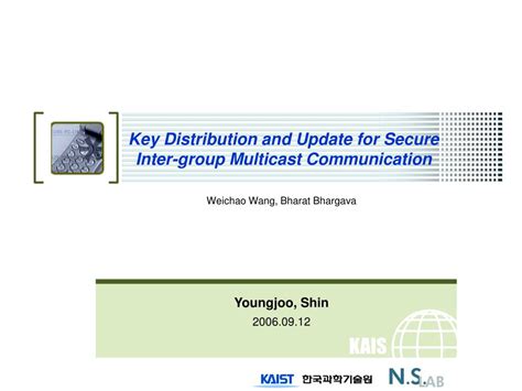 ppt key distribution and update for secure inter group multicast