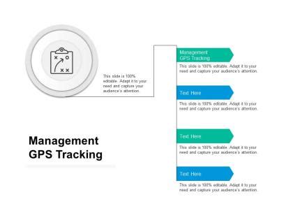 Management GPS Tracking PowerPoint Presentation And Slides PPT Slide SlideTeam