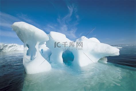 冰山和水高清摄影大图 千库网