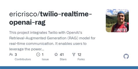 Github Ericriscotwilio Realtime Openai Rag This Project Integrates Twilio With Openais