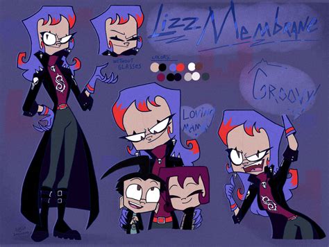 Lizz Membrane The Mom Of Dib And Gaz Invader Zim By Dariathedaemoness On Deviantart