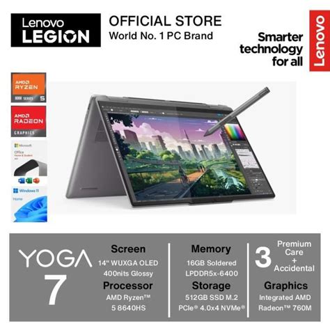 Jual Lenovo Yoga In Ahp Ryzen Hs Gb Gb W Ohs Wuxga Nobundle Di Seller