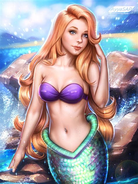 Mermaid Commission By Ayyasap On Deviantart