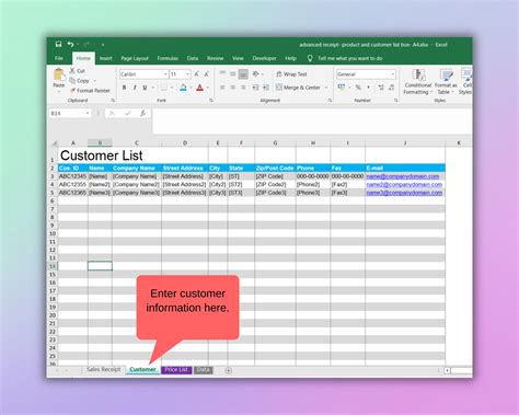 Advanced Receipt Template Excel Google Sheets Convertible PDF Receipt Form Job Proposal