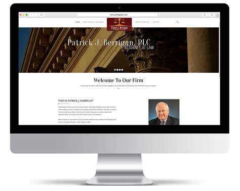 Patrick J Berrigan Attorney At Law Bayou Web Design