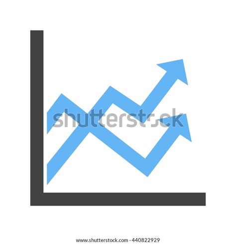 Multiple Line Graph Stock Vector Royalty Free 440822929 Shutterstock