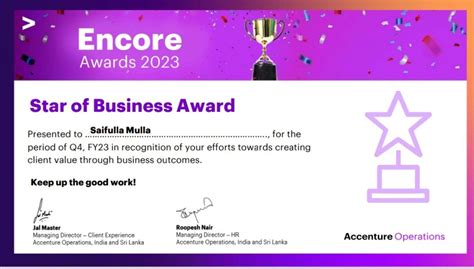 Saifulla Mulla On Linkedin Starofbusiness Backtobackawards Teamworkpaysoff Accenture 24