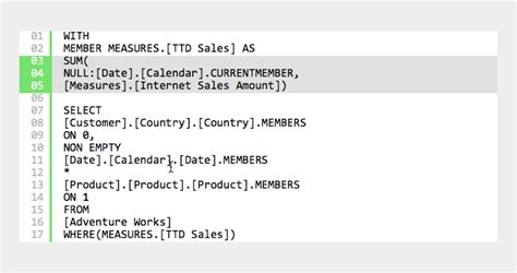 Obscure Mdx Month Optimising The Performance Of Total To Date