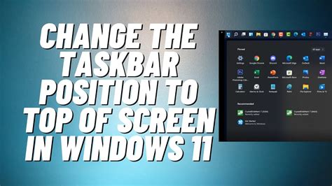 Windows Taskbar Customization Guide Youtube Images