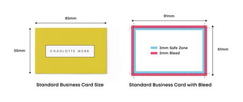 What Is The Standard Size For A Business Card Detroit Chinatown