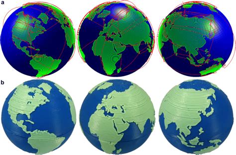 The Earth Model A Toolpath Of The Spherical Layer Given In Three