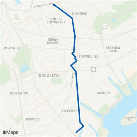 Mta Brooklyn B47 Bus Times Nyc