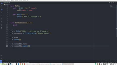 Écrivez une sous classe en Python Apprenez la programmation orientée objet avec Python